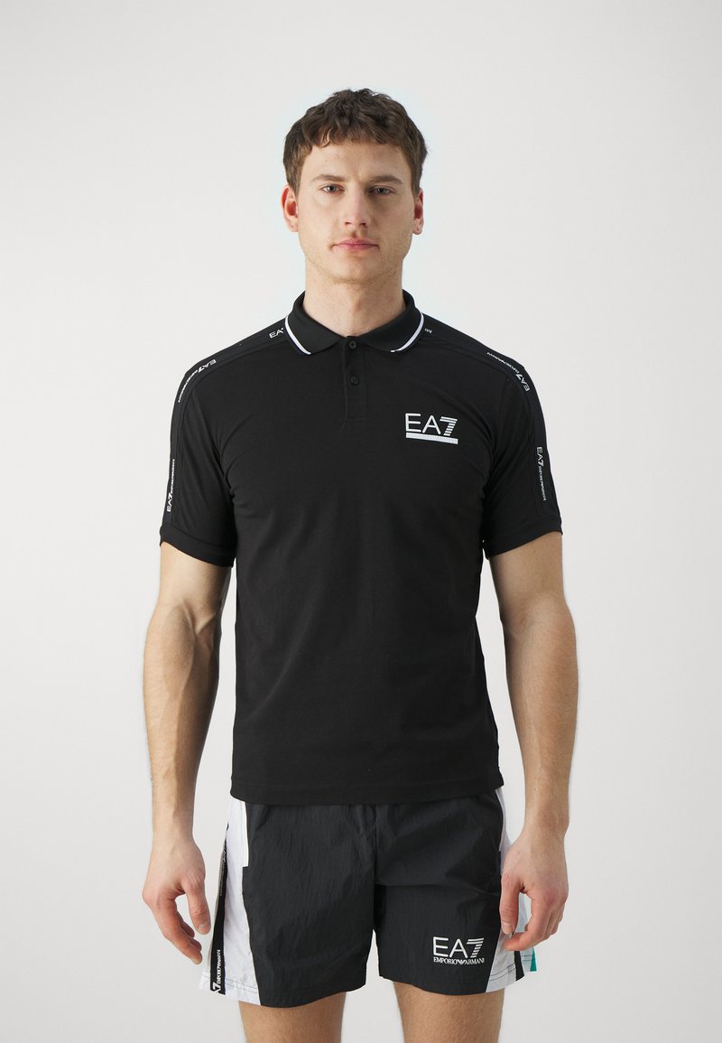 EA7 Emporio Armani CLUB - Polo - black/negro - Zalando.es