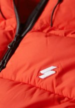 Superdry PUFFER - Winter jacket - bright red/red - Zalando.co.uk