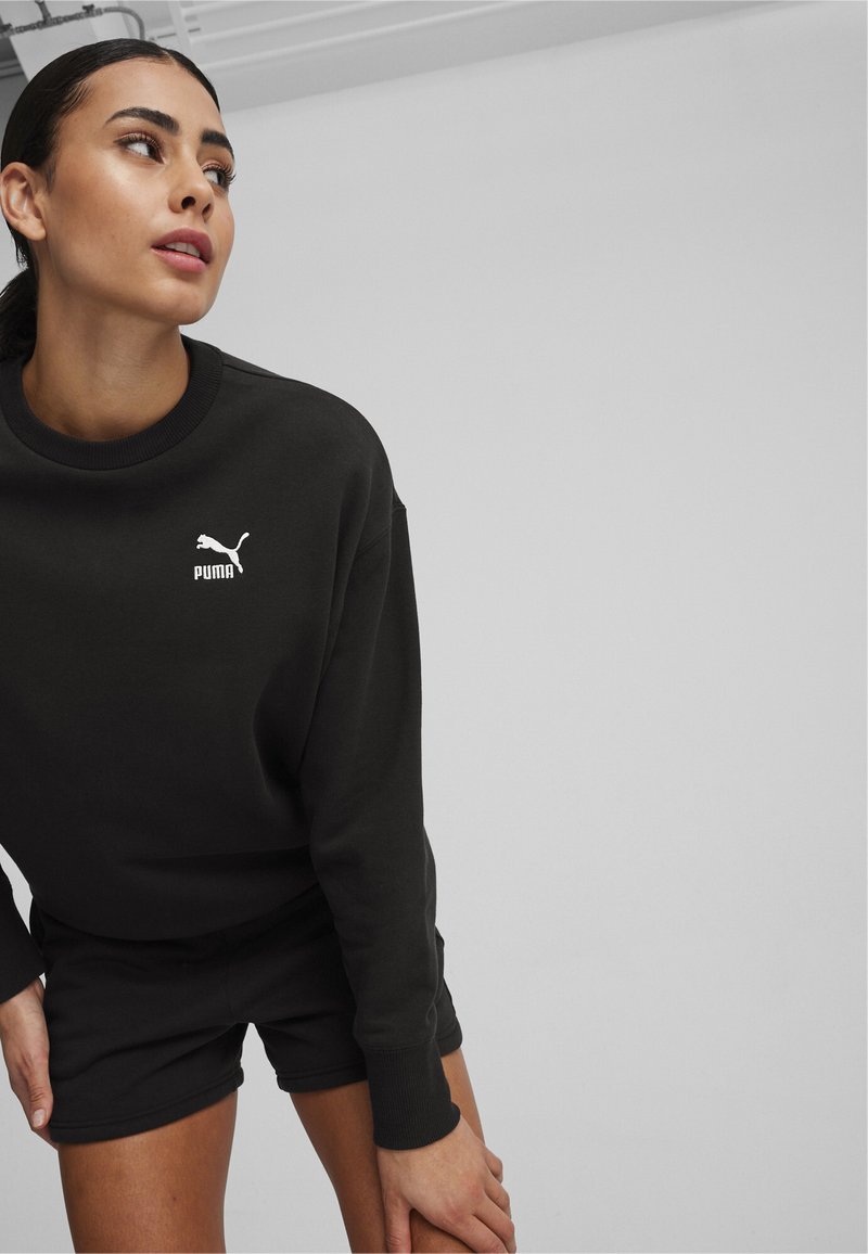 Puma BETTER RELAXED CREW - Sweater - black/zwart - Zalando.be
