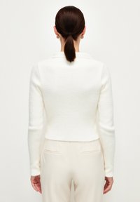 adL BUTTONED FRONT - Vest - light beige/wit - Zalando.nl