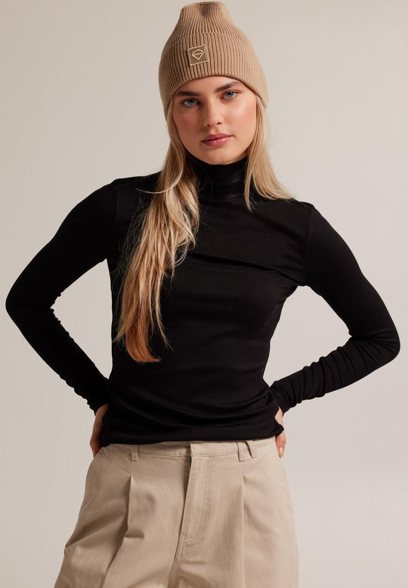 America Today LANGARM LIVIA - Strickpullover - black/schwarz - Zalando.de