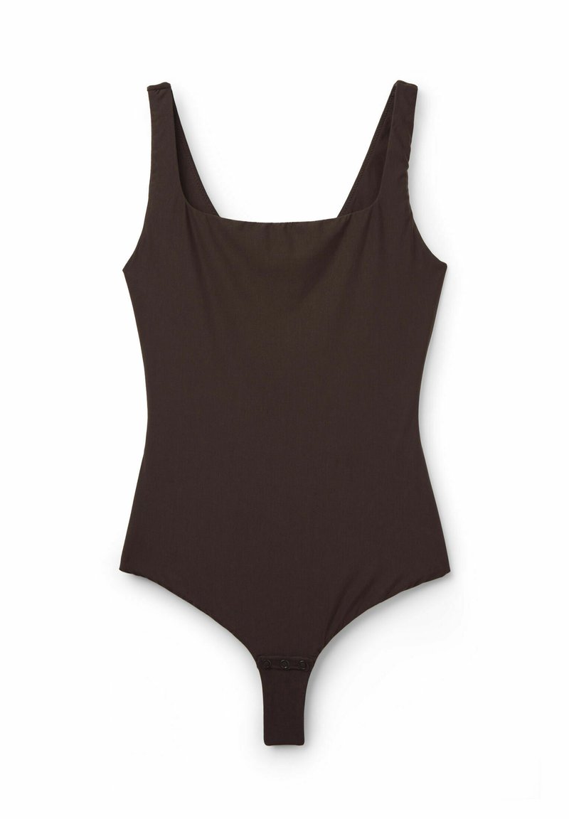 Intimissimi SQUARE NECK - Body - brown/tmavě hnědá - Zalando.cz