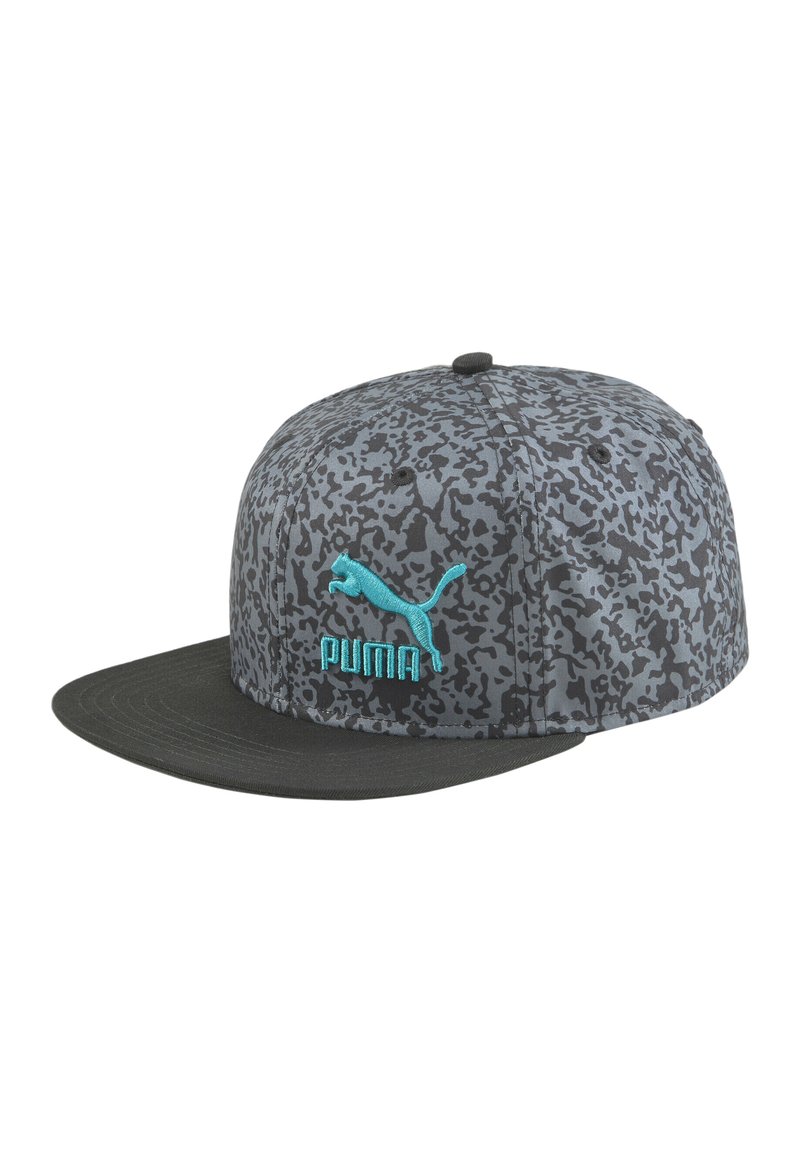 Puma COLOUR BLOCK - Cap - black castlerock aop/schwarz - Zalando.de