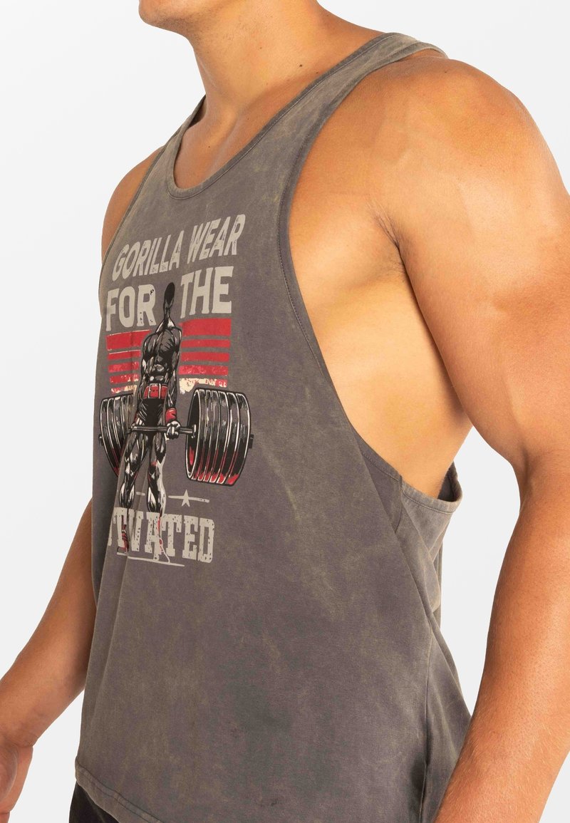 Gorilla Wear CHURCHILL STRINGER - Top - gray/grey - Zalando