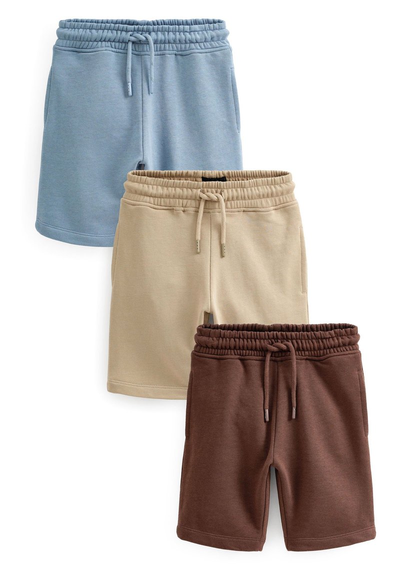 Next 3 PACK - Shorts - stone mineral chocolate brown/brown - Zalando.de