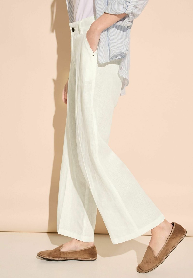 Street One Trousers - weiß/off-white - Zalando