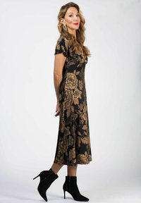 Stockholms Klänningsfabrik FREJA-FLOWER - Freizeitkleid - black/schwarz ...