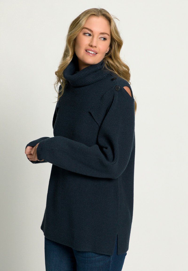 Ulla Popken Maglione - dark blue/blu scuro - Zalando.it