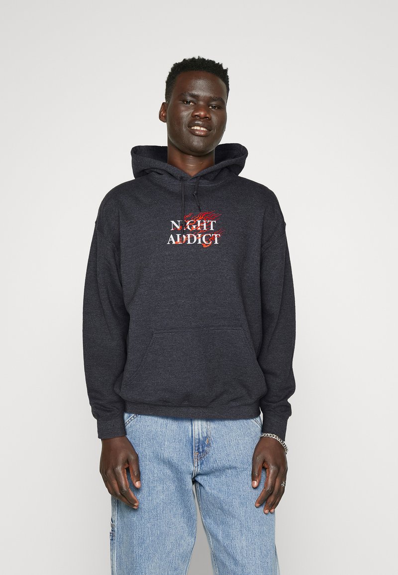 Night Addict Hoodie - dark heather/grijs - Zalando.nl