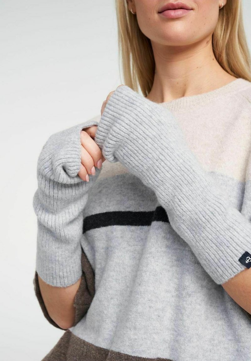 Holebrook VÄNERN - Kortfingerhandsker - light grey mel/lysegrå - Zalando.dk