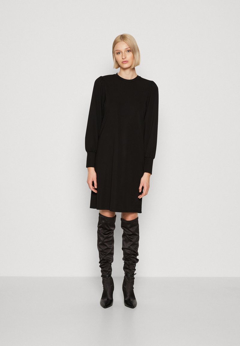 Object OBJCAROLINE DRESS - Jerseyjurk - black/zwart - Zalando.nl