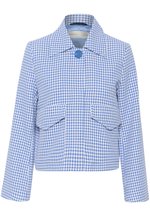 InWear XIA - Summer jacket - blue check/blue - Zalando.ie