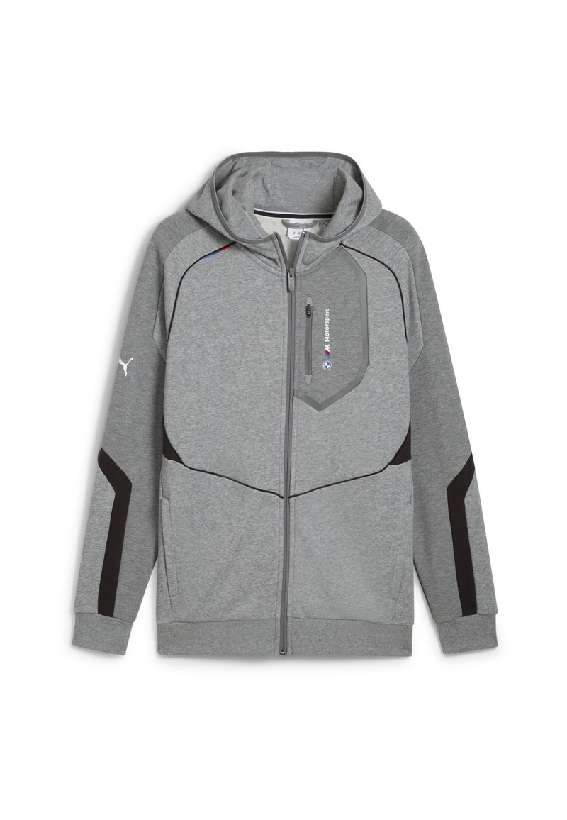 Puma Felpa con zip - medium gray heather/grigio - Zalando.it