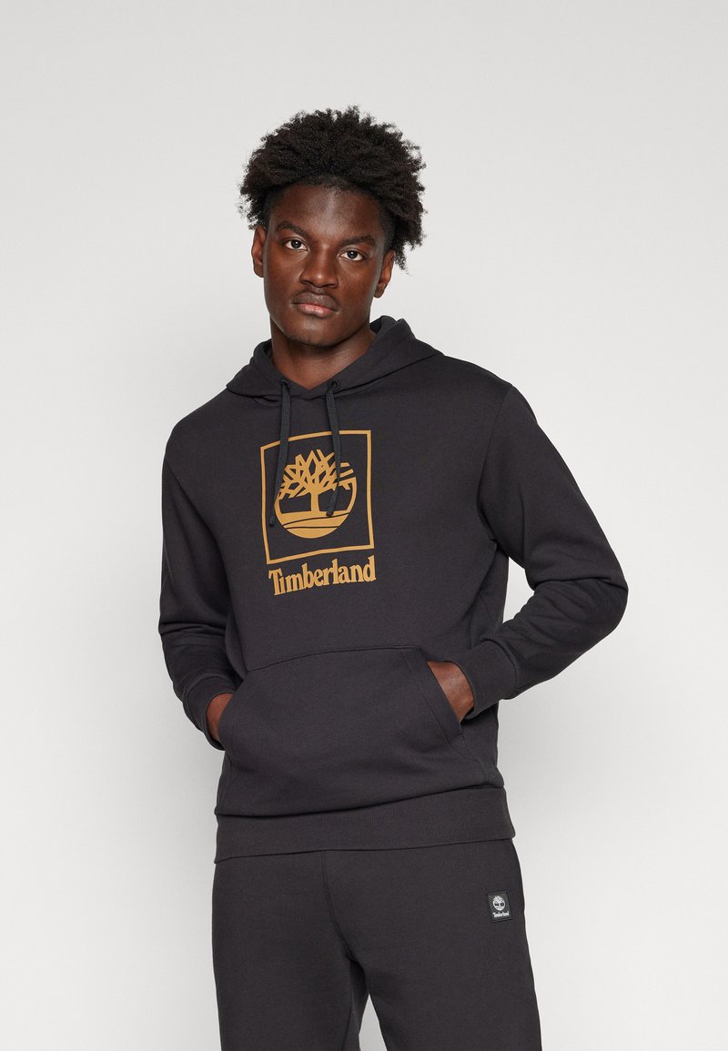 Timberland SMALL STACK LOGO BRUSHBACK HOODIE - Jersey con capucha ...