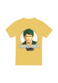 Cotton Soul KNIGHT RIDER HASSELHOFF - T-Shirt print - yellow/gelb ...