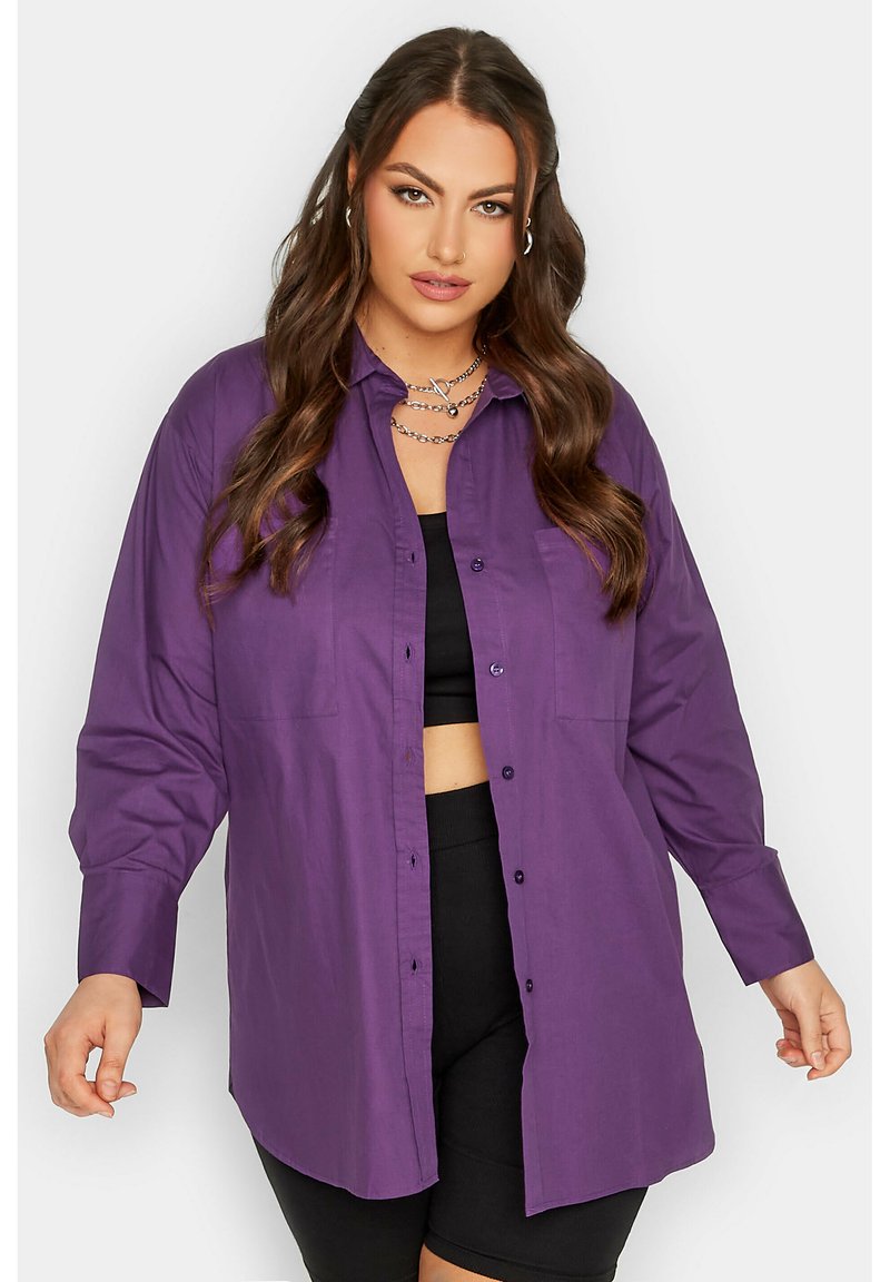 Yours Clothing LIMITED COLLECTION CURVE - Hemdbluse - purple/lila ...