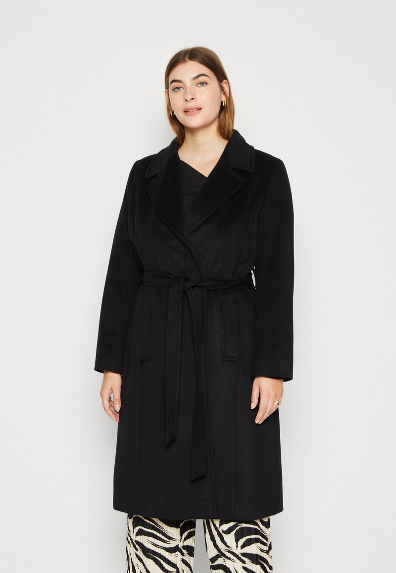 Lauren Ralph Lauren Woman WRAP COAT - Klassisk kappa / rock - black ...