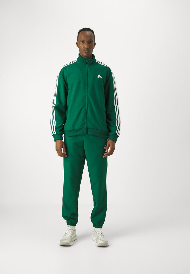 adidas Sportswear BASIC TRACKSUIT - Treningas - collegiate green ...
