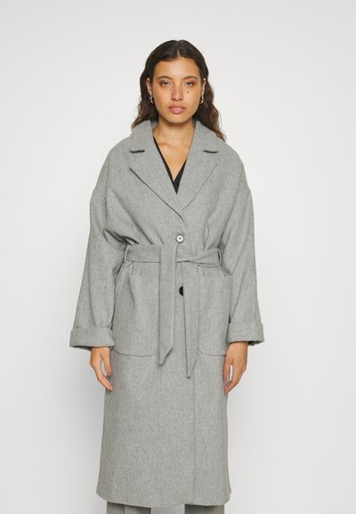 Object OBJKEILY COAT - Klassinen takki - fossil melange/beige - Zalando.fi