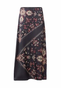 Marc Cain Maxi skirt - anthrazit/anthracite - Zalando