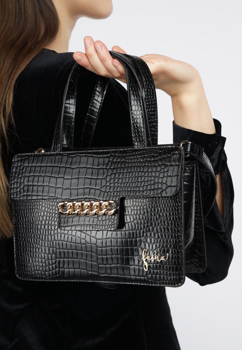 faina FAINA IMANE - Kabelka - schwarz/černá - Zalando.cz