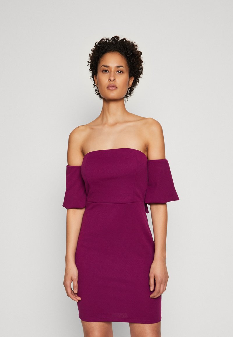 WAL G. JOEY BOW MINI - Cocktail dress / Party dress - plum/purple ...