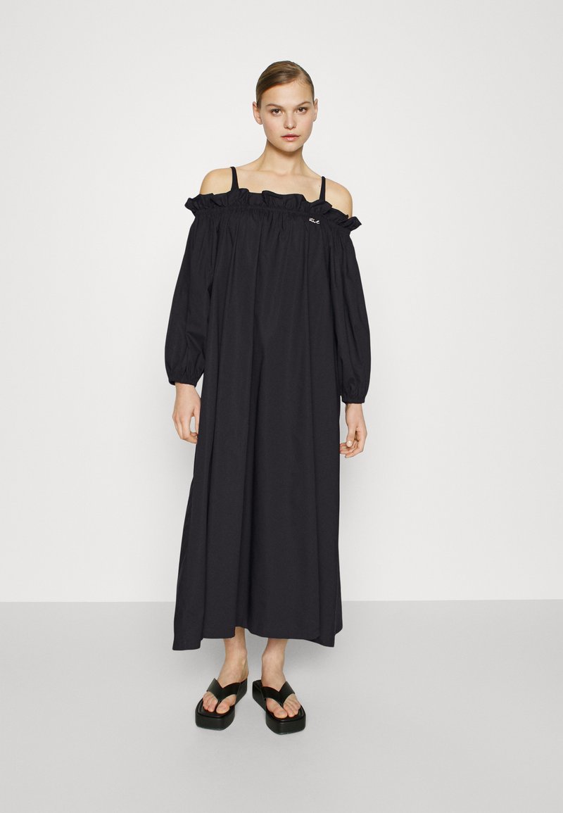 KARL LAGERFELD OFF SHOULDER - Beach accessory - black - Zalando.co.uk