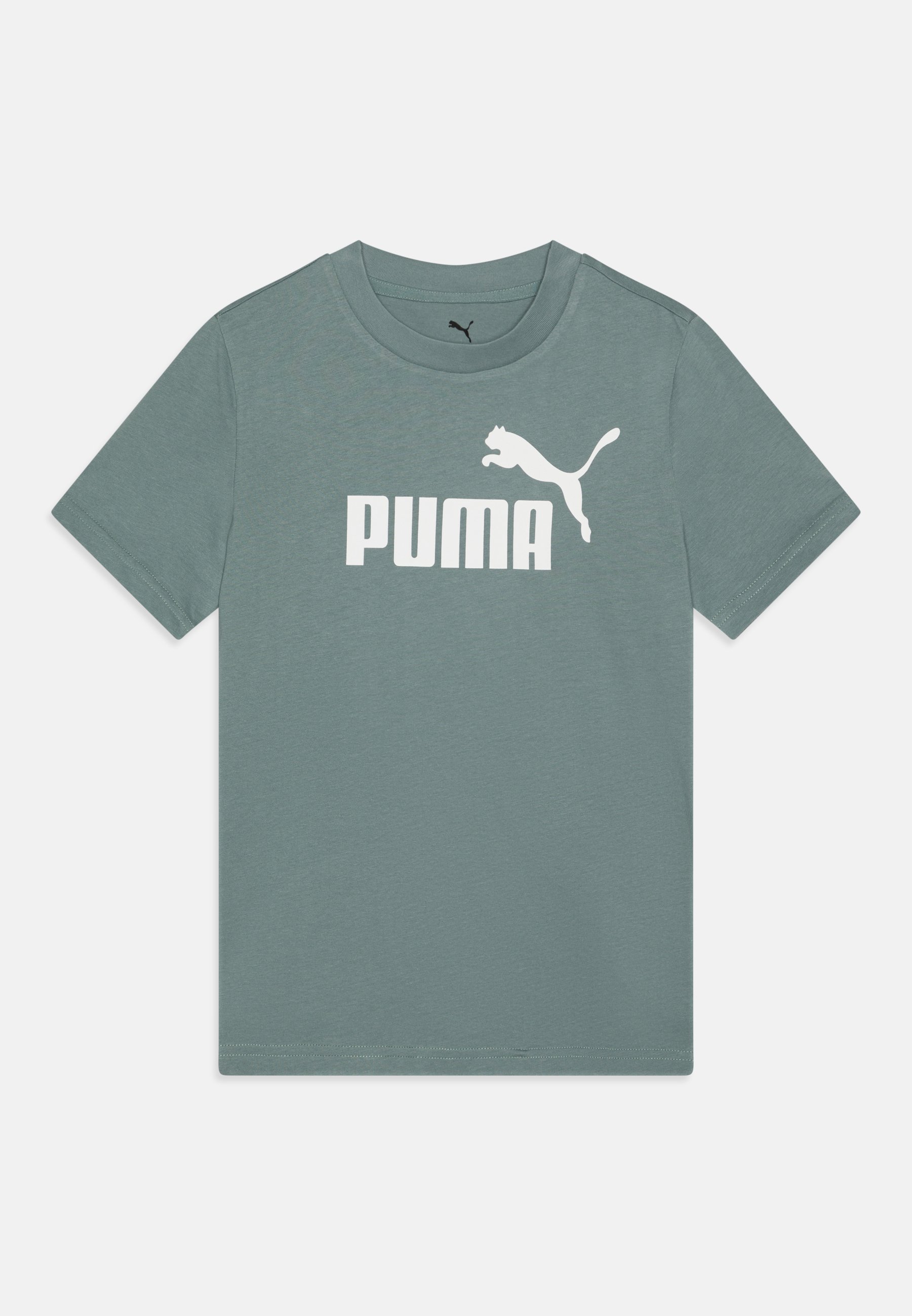 LOGO Print T shirt green moon