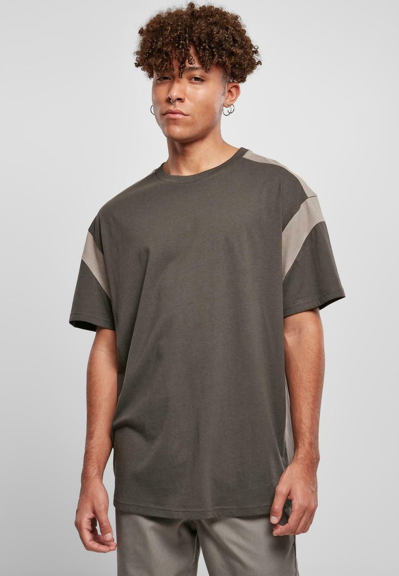 Urban Classics ACTIVE - T-Shirt print - blackbird asphalt/schwarz ...