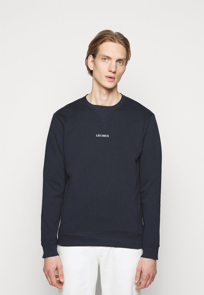 Les Deux LENS - Sweatshirt - dark navy/white/dunkelblau - Zalando.at