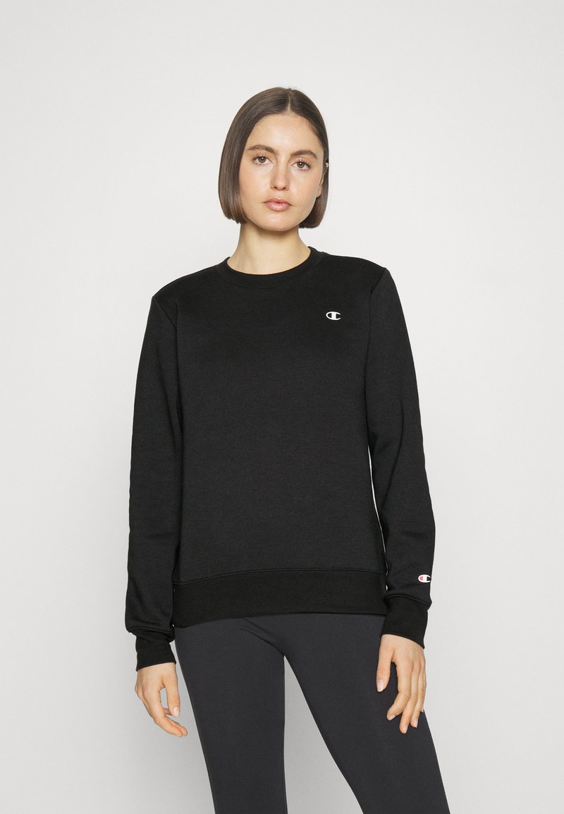 Champion BASIC CREWNECK - Mikina - black/černá - Zalando.cz