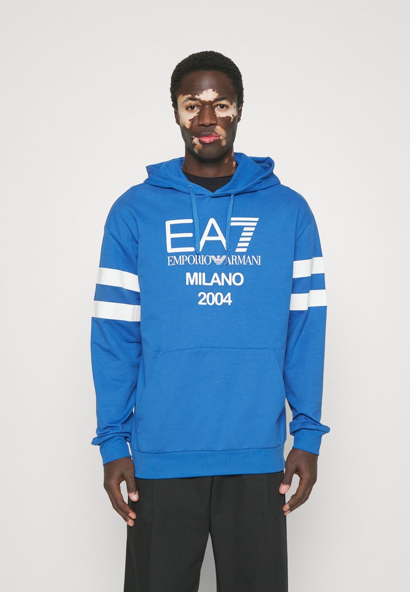 EA7 Emporio Armani Sweatshirt - blue/blå - Zalando.no