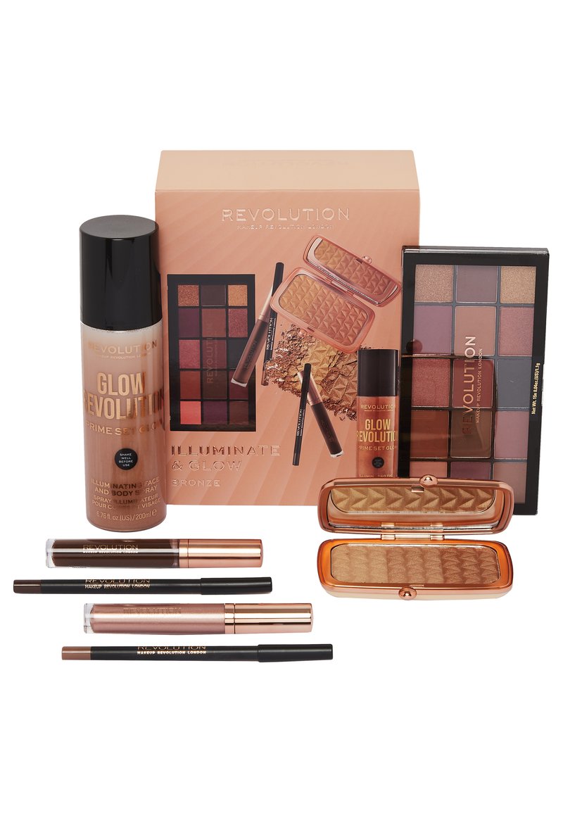 Makeup Revolution ILLUMINATE & GLOW - Kit make up - bronze/bronzo ...