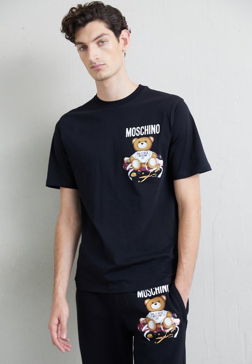 MOSCHINO T-Shirt print - fantasy black/schwarz - Zalando.ch