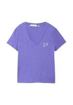 TOM TAILOR DENIM Triko s potiskem - vibrant purple/fialová - Zalando.cz