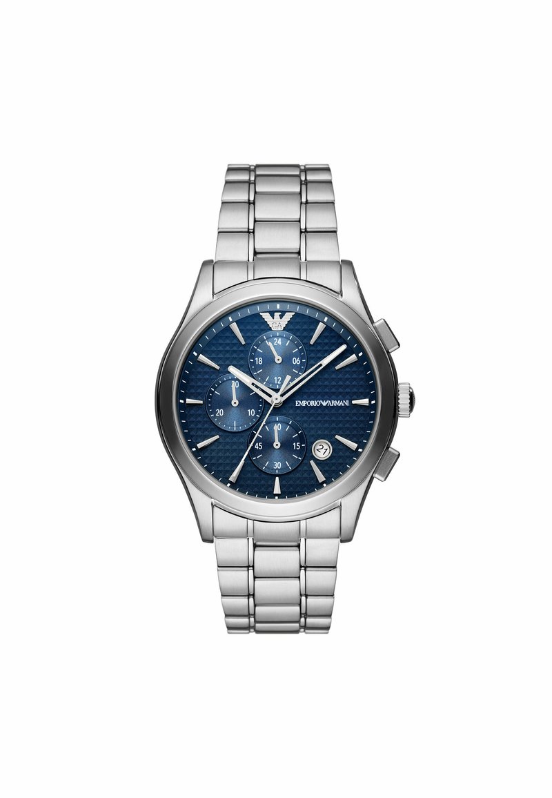 Emporio Armani TRADITIONAL - Chronograph watch - silver-coloured - Zalando