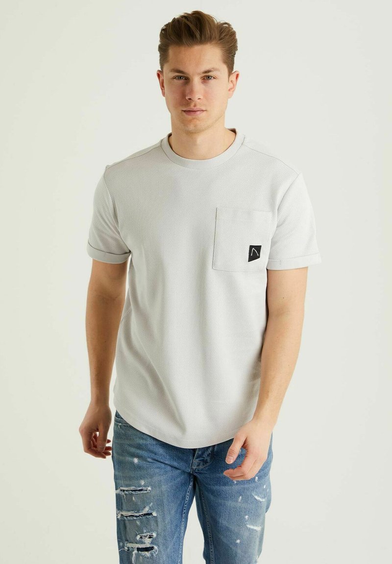 CHASIN' PETRO - T-shirt basic - light grey/grigio chiaro - Zalando.it