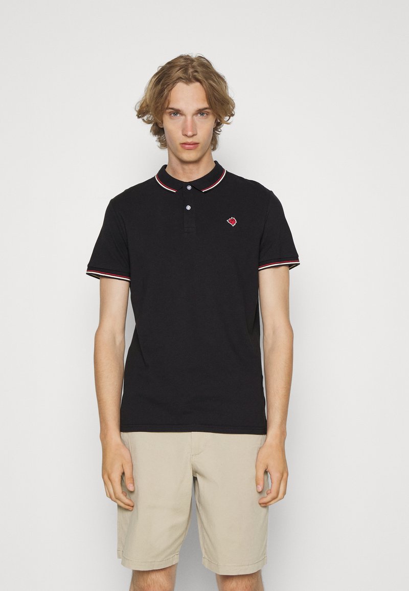 Pier One Polo shirt - black - Zalando.co.uk