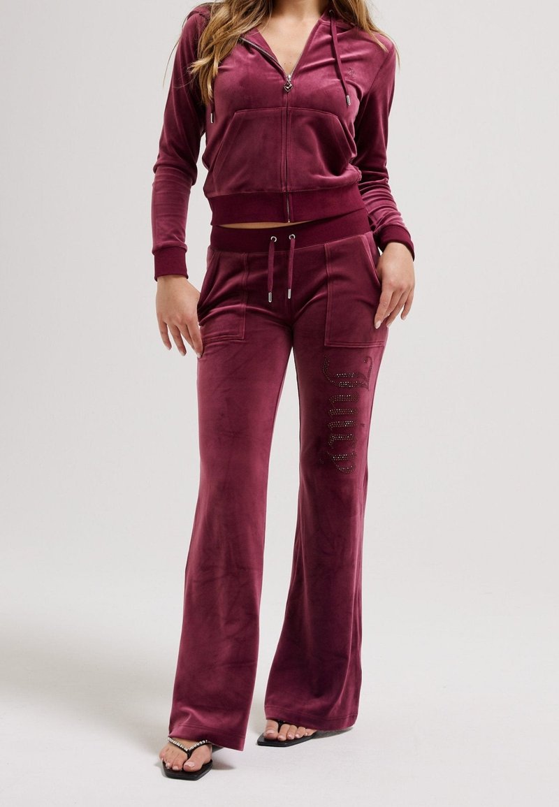 Juicy Couture JEWEL LAYLA LOW RISE PANT - Tracksuit bottoms - tawny ...