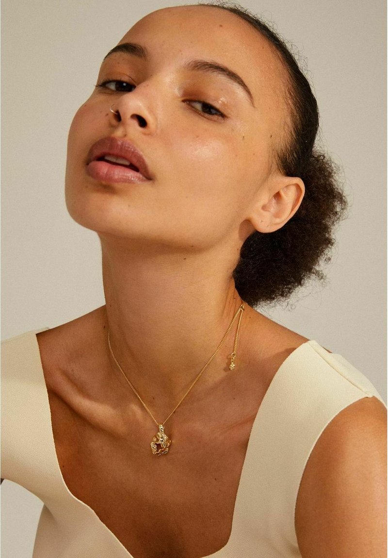 Pilgrim FLOW UNISEX - Collar - gold plated/dorado - Zalando.es