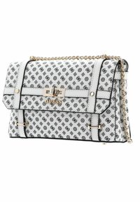 Guess EMILEE CONVERTIBLE - Sac bandoulière - stone logo/blanc - ZALANDO.FR