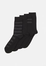 DIM STYLE STRIPES CREW SOCK 4 PACK - Socken - black/schwarz - Zalando.de