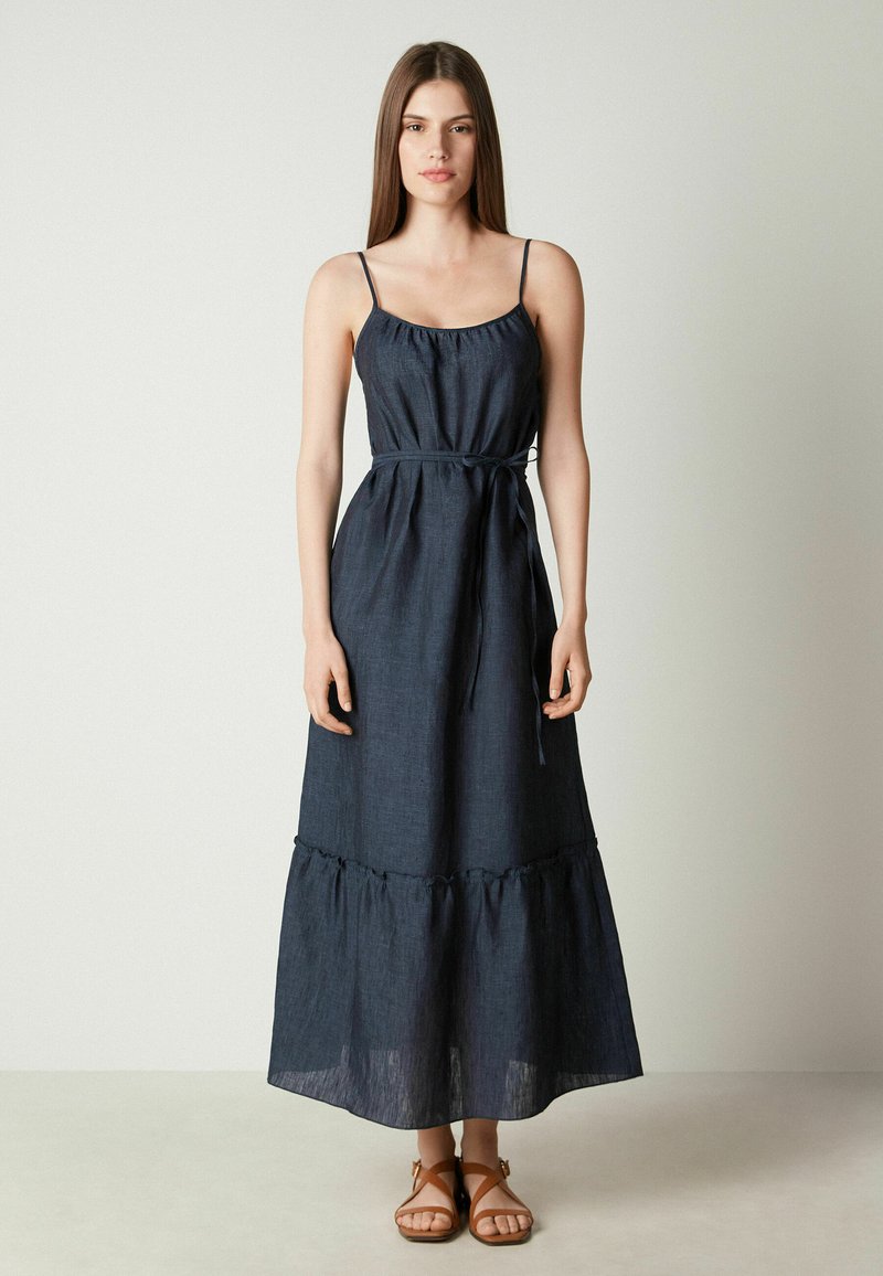 Falconeri Vestido largo - blue/azul - Zalando.es