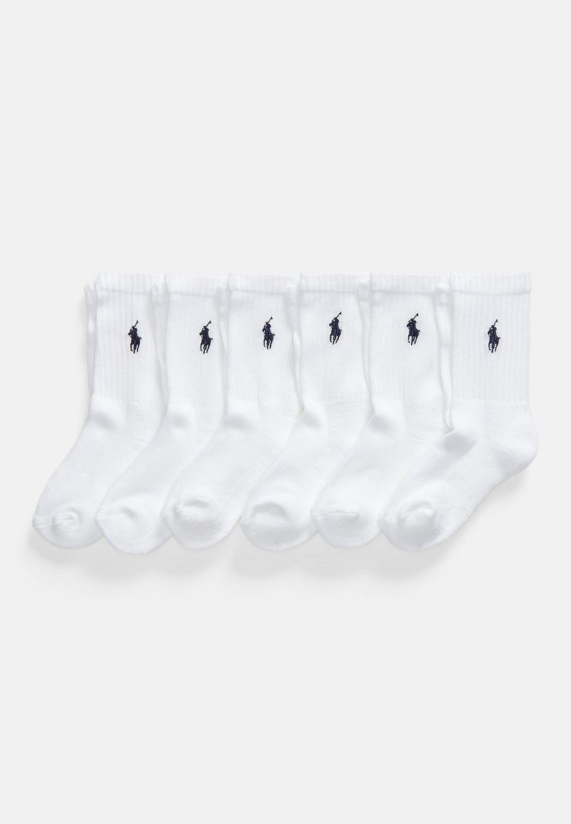Polo Ralph Lauren CREW SOCK UNISEX 6 PACK - Sokken - white/wit - Zalando.nl