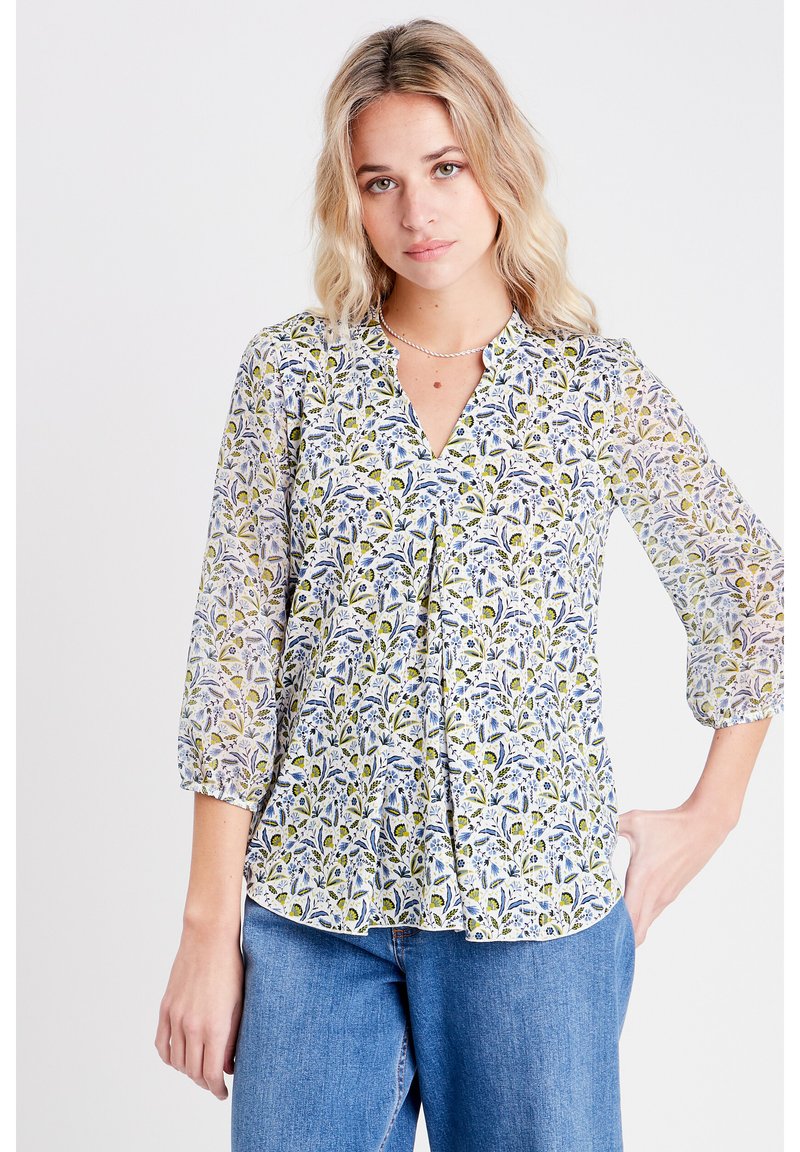 Cache Cache 3/4-ÄRMEL - Bluse - creme/beige-meliert - Zalando.de