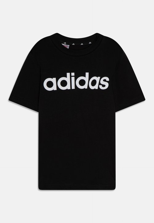 Puma LOGO TEE UNISEX - T-Shirt print - chili powder/blue azur/blau ...