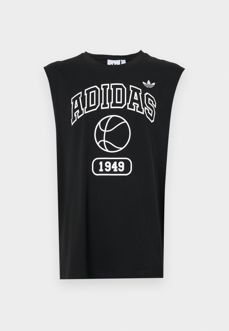 adidas Originals MUSCLE TANK - Top - black/white/černá - Zalando.cz
