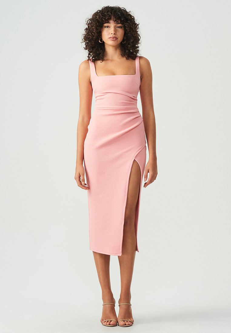 BWLDR SANTOS MIDI X KRISTINA - Shift-haljina - pale pink/svjetloružičasta - Zalando.hr