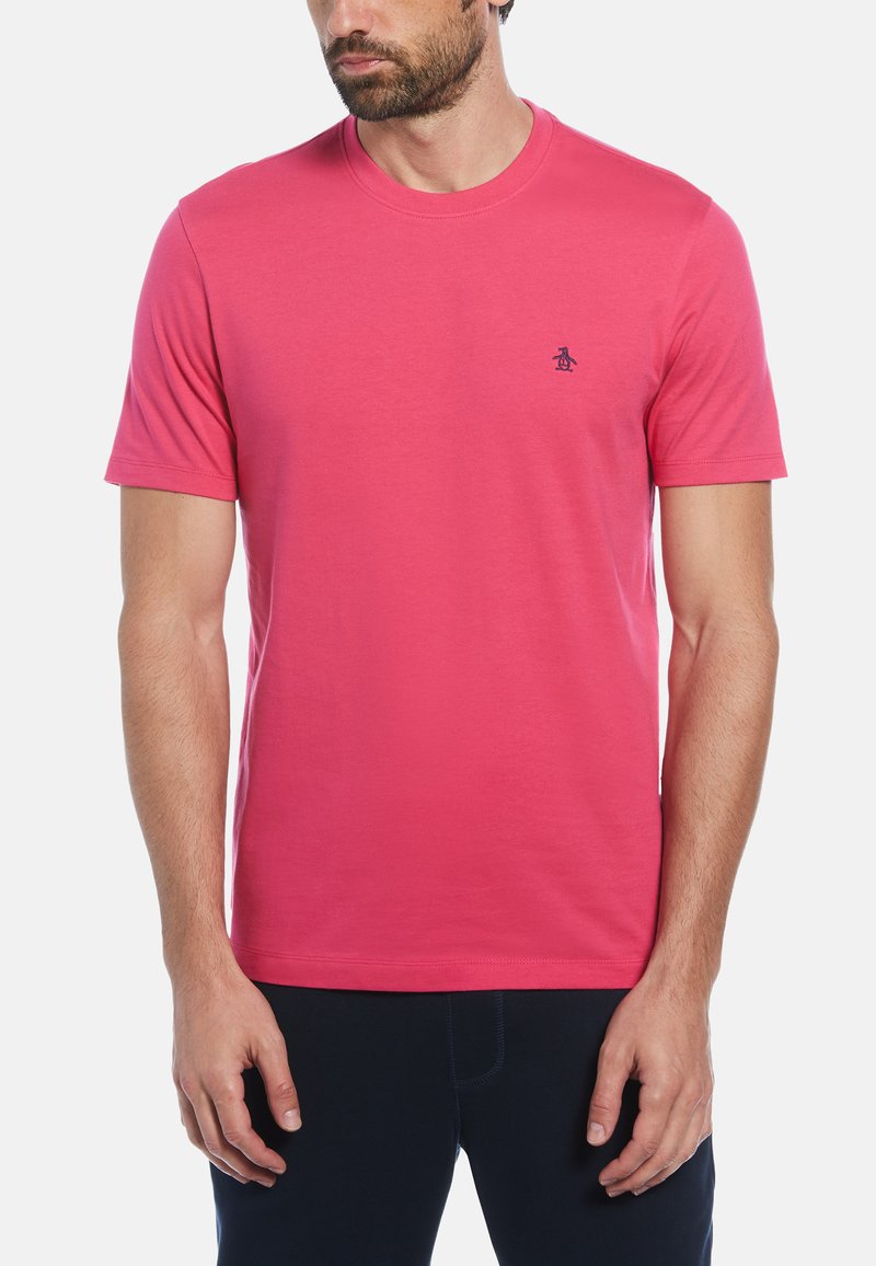 Original Penguin PIN POINT - T-Shirt basic - raspberry sorbet/pink ...