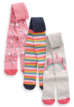 Next COTTON RICH FLURO UNICORN TIGHTS - Panty - dusky pink/donkerroze ...